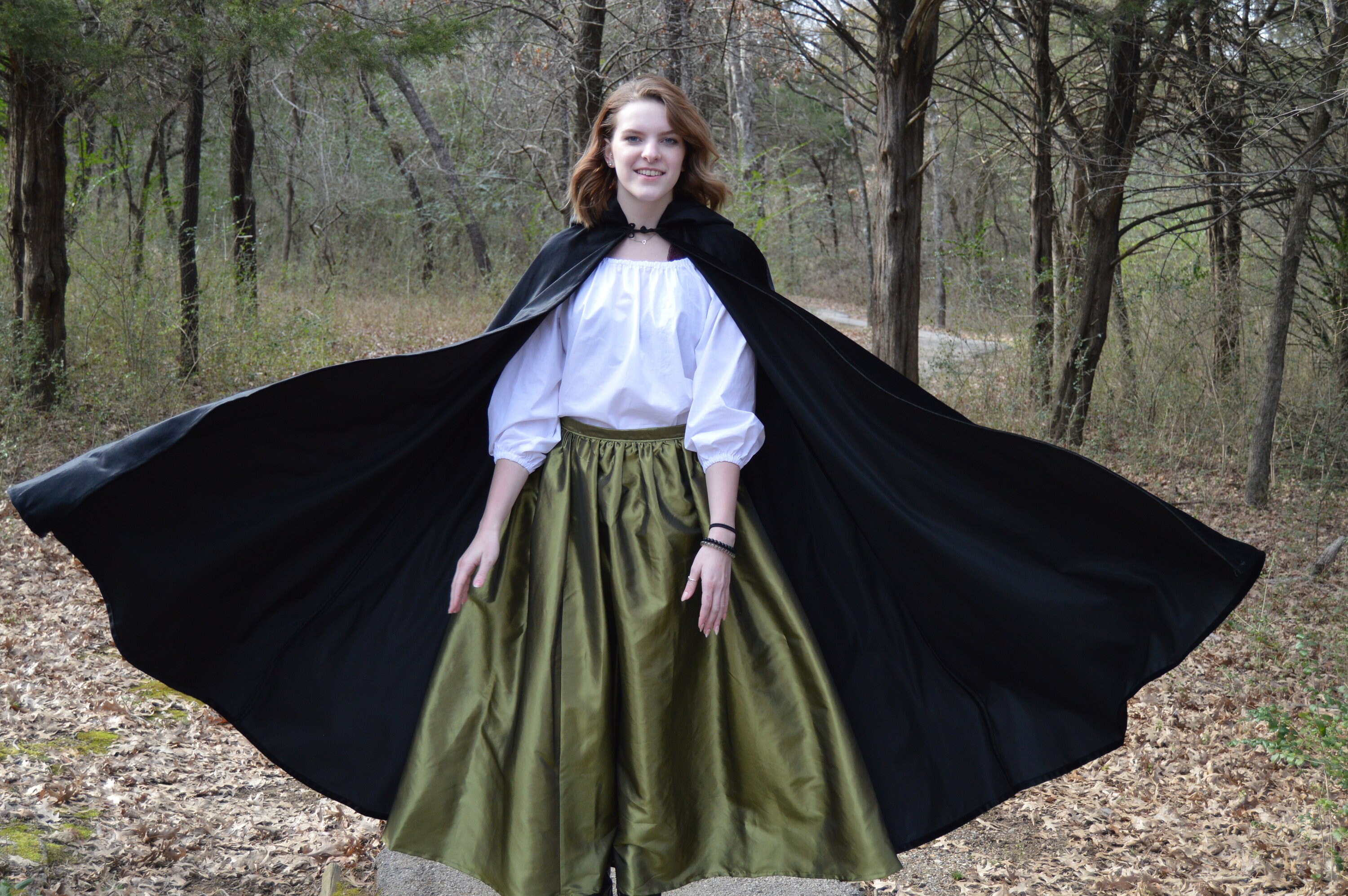 Velvet Hooded Cloak - Etsy