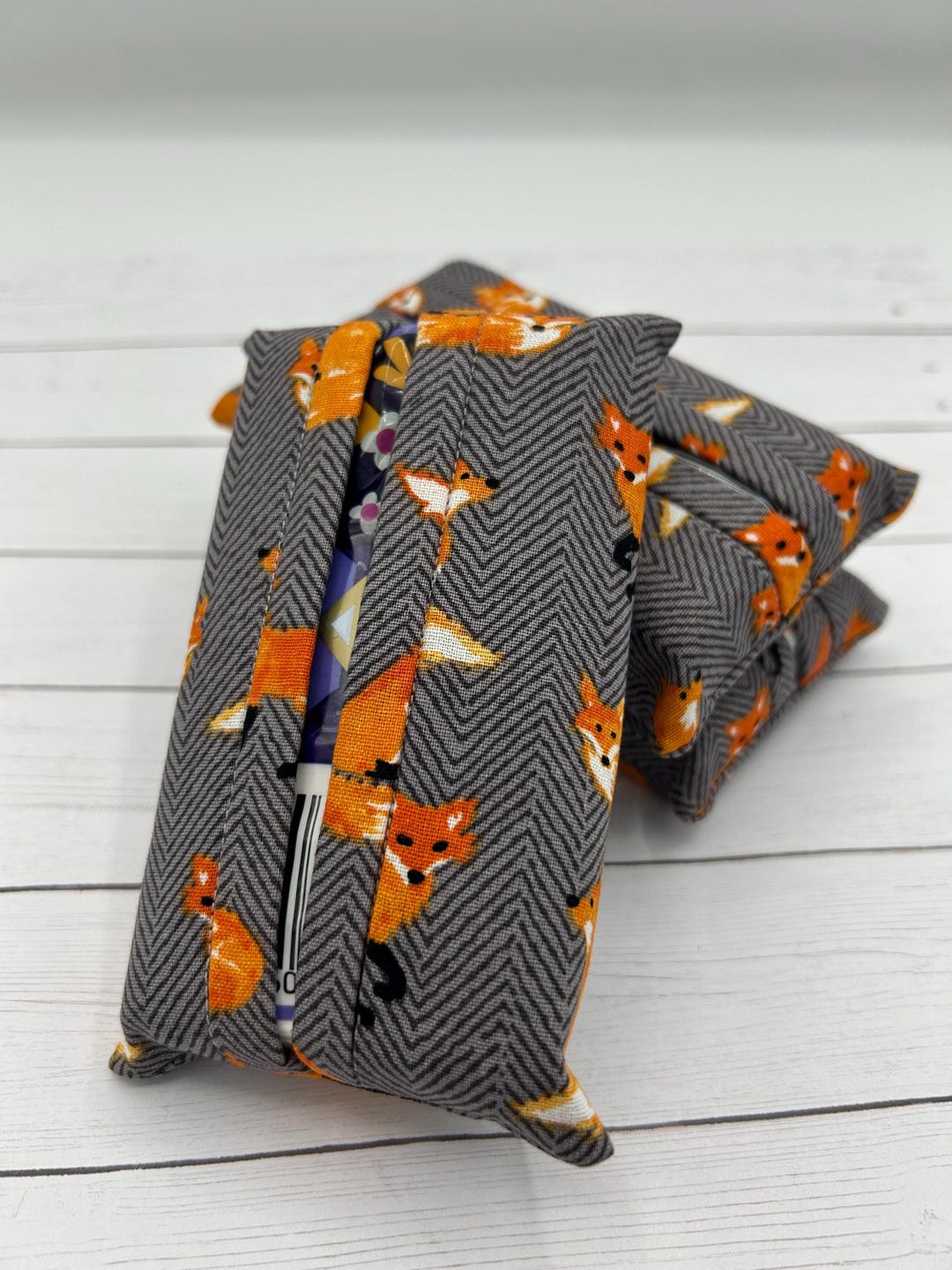 Travel Tissues | Fox Tissue Cover| Orange | Sassy Fox | Purse Tissues ...