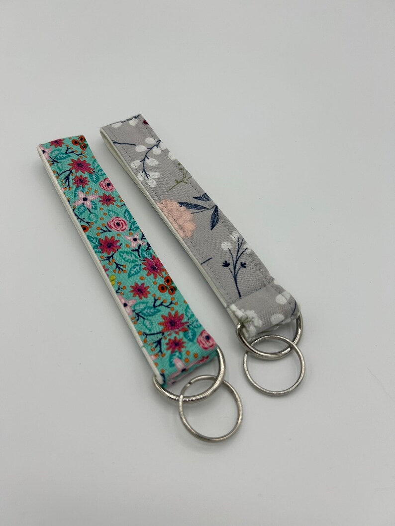 Floral Keyfob | Keyholder Wristlet | Car Key Wristlet |birthday Gift ...