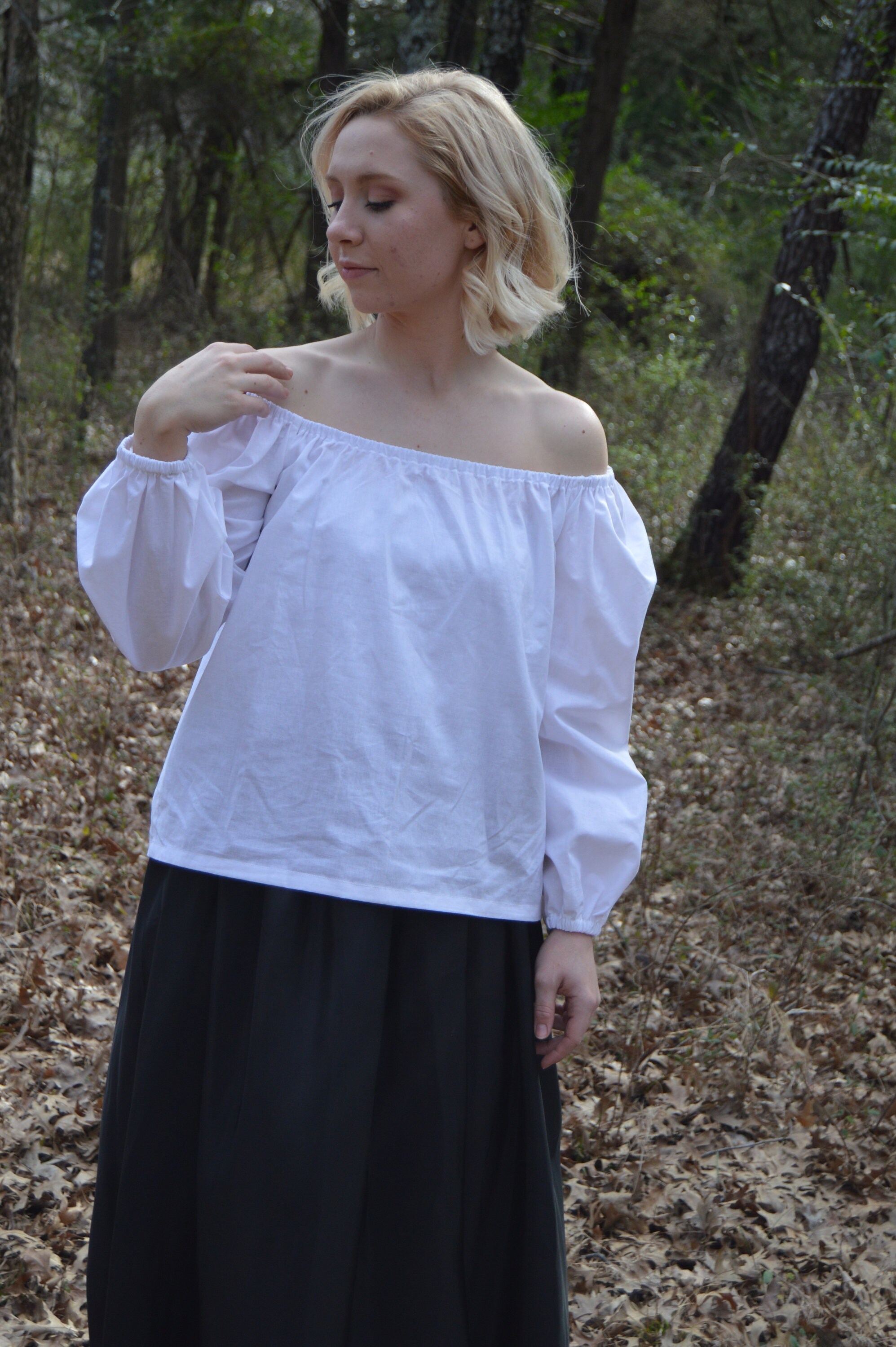 Cotton Peasant Blouse - Etsy