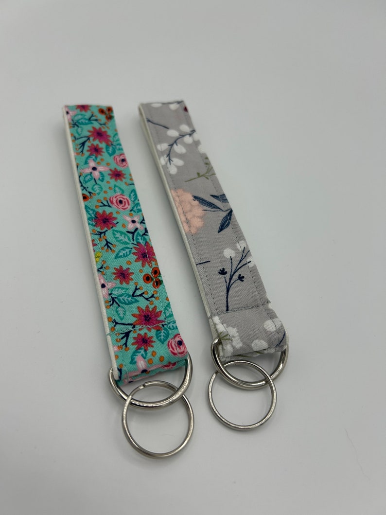 Floral Keyfob | Keyholder Wristlet | Car Key Wristlet |birthday Gift ...