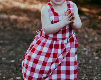 Girls plaid dress | Etsy