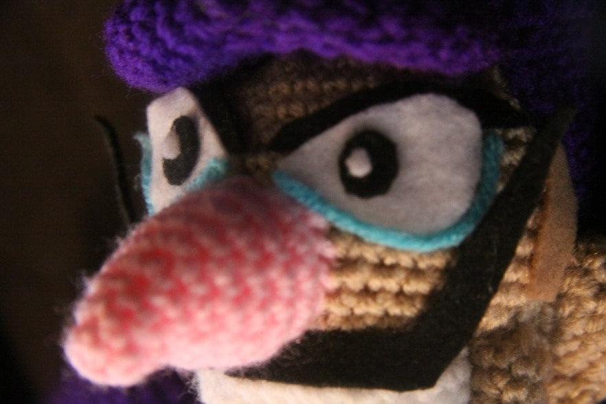 Waluigi Inspired Crochet PATTERN - Etsy