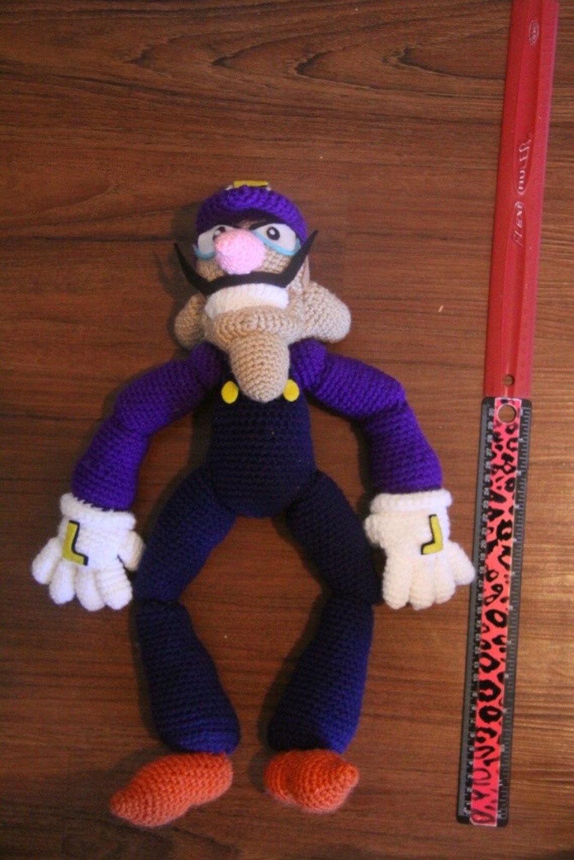 Waluigi Inspired Crochet PATTERN - Etsy