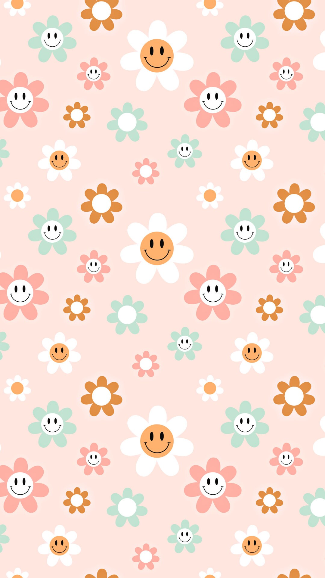 5 Mobile Backgrounds Smiley Backgrounds Daisy Smiley Daisy Trendy ...