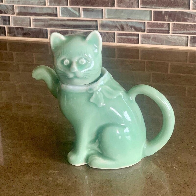Cat Teapot - Etsy