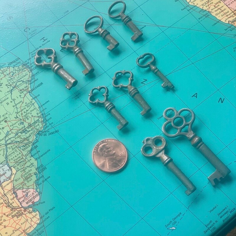 Skeleton Key Art - Etsy