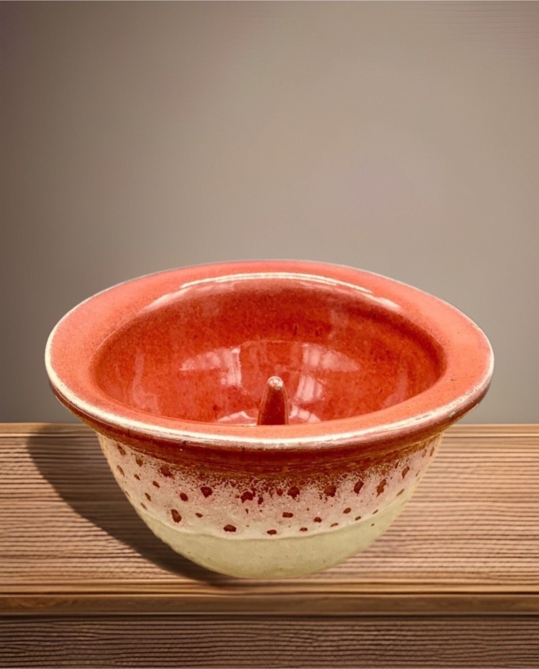Red Apple Baker Handmade Pottery SMP Smokey Mountain Pottery Apple Dish ...