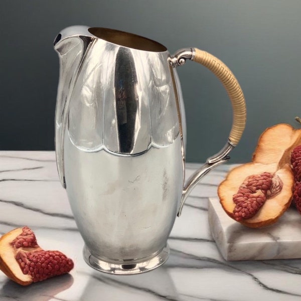 Silver Plate Pitcher - Etsy