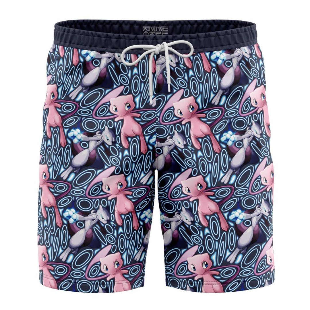 Mew X Mewtwo Board Shorts Swim Trunks - Etsy