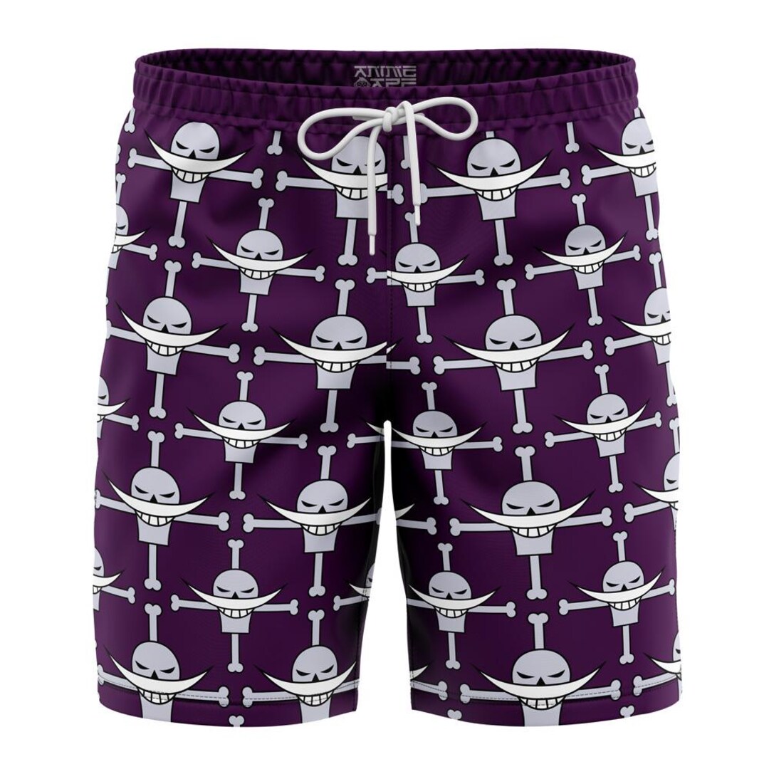 Whitebeard Jolly Roger OP Pirates Board Shorts Swim Trunks - Etsy
