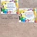 School Themed Water Bottle Label / Instant Download & Editable ...