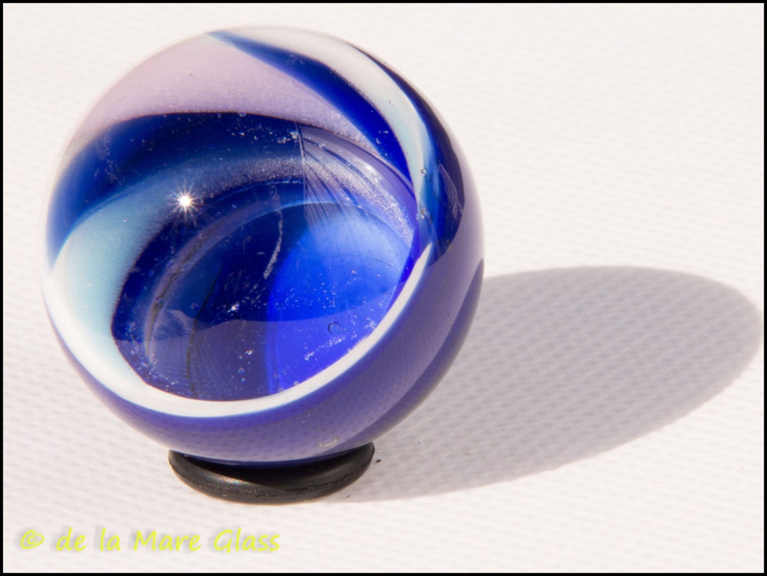 Triple-layered Vortex Marble - Outer Space Look With Pink and Blue ...