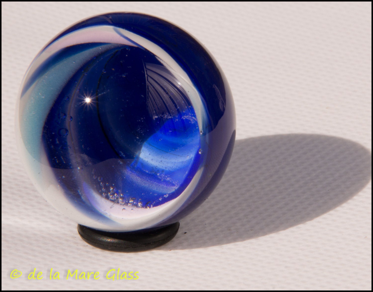Triple-layered Vortex Marble - Outer Space Look With Pink and Blue ...