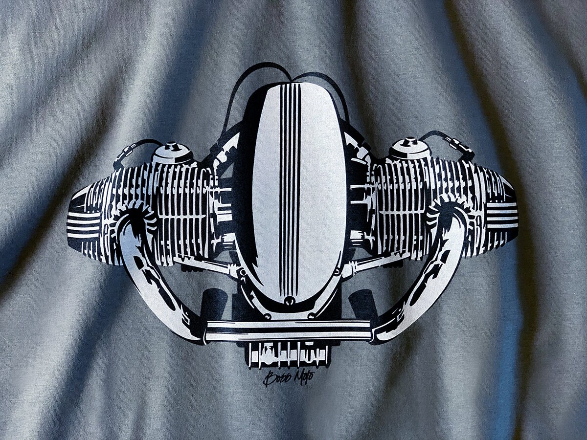 Boss Moto BMW Logo Airhead Boxer Motorcycle Tee Shirt - Etsy