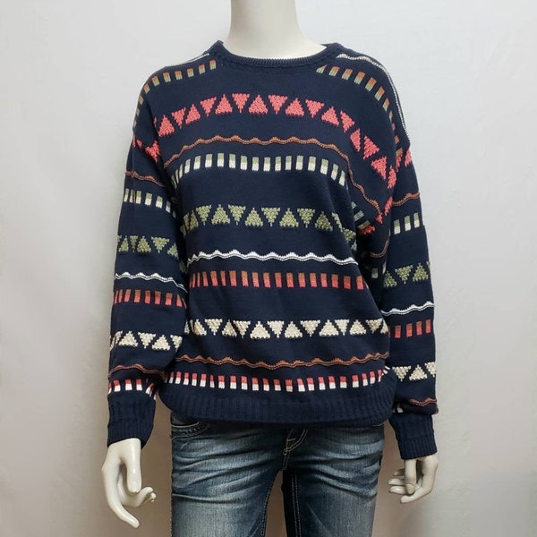 80s Triangle Sweater - Etsy