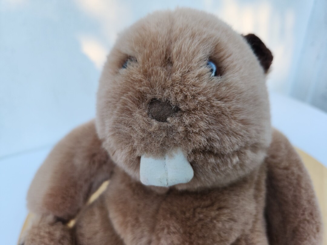 Vintage 80s BEAVER GUND Plush Soft Stuffed Animal Plushie - Etsy