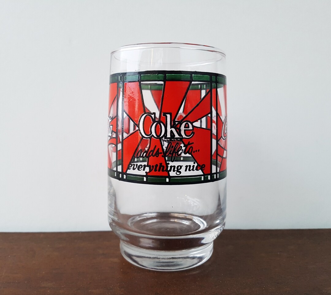 Vintage 70s COKE Adds Life to Everything Nice Ad Drinking Glass - Rare ...