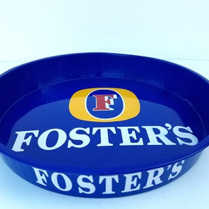 Vintage FOSTER'S LAGER Australian Beer Tin Litho Serving Tray - Retro ...