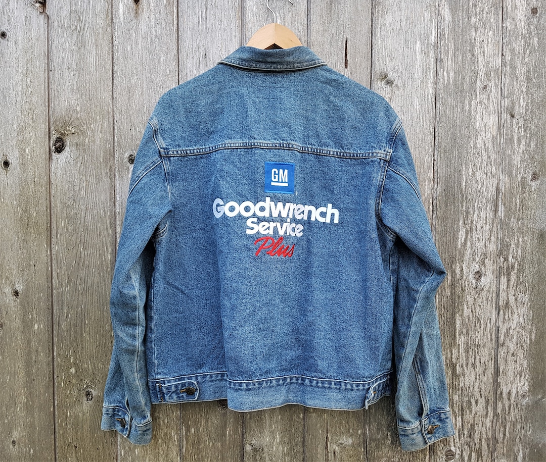 Vintage GM GOODWRENCH Service Plus #29 Kevin Harvick Denim Jean Jacket ...