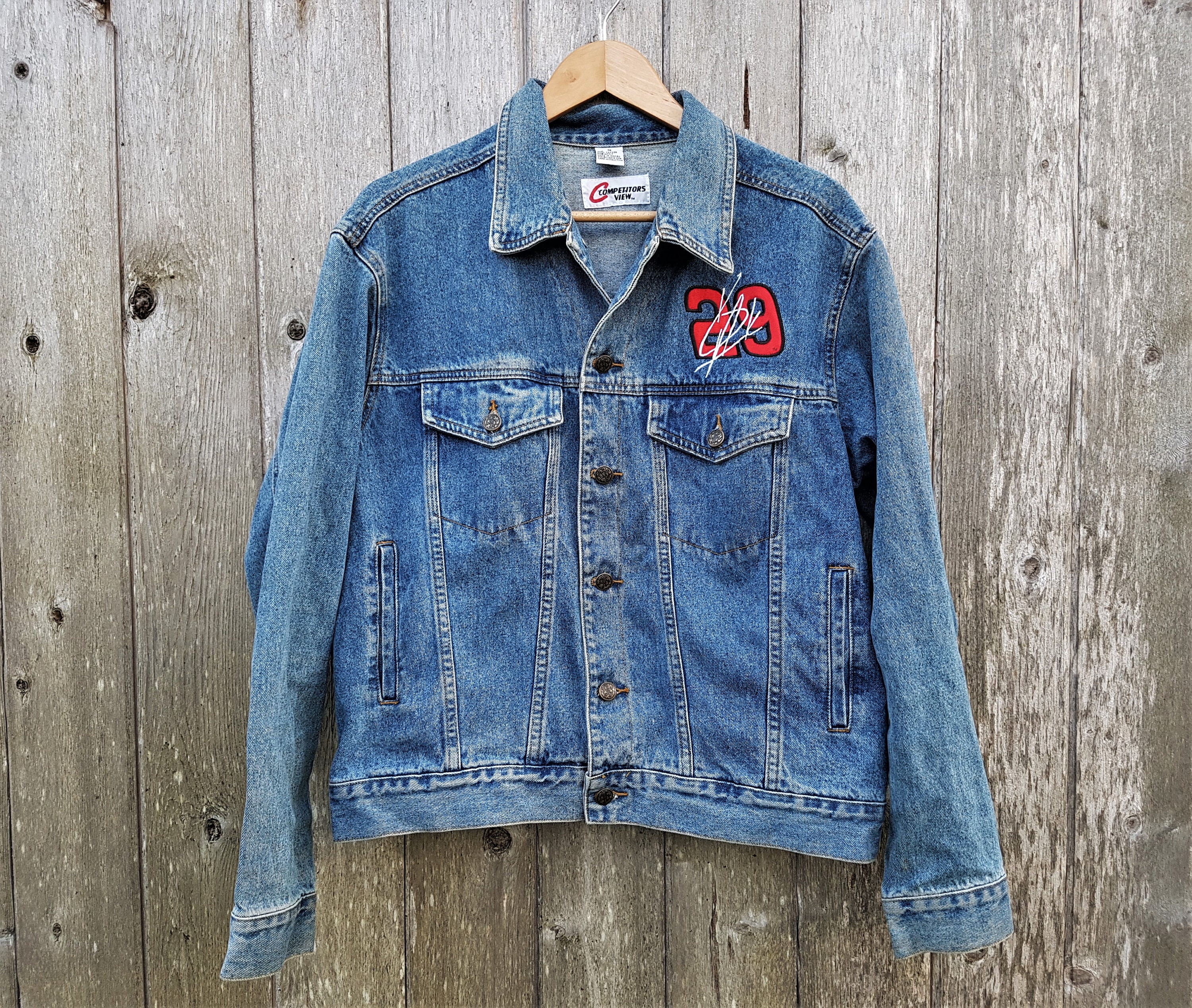 Vintage GM GOODWRENCH Service Plus #29 Kevin Harvick Denim Jean Jacket ...