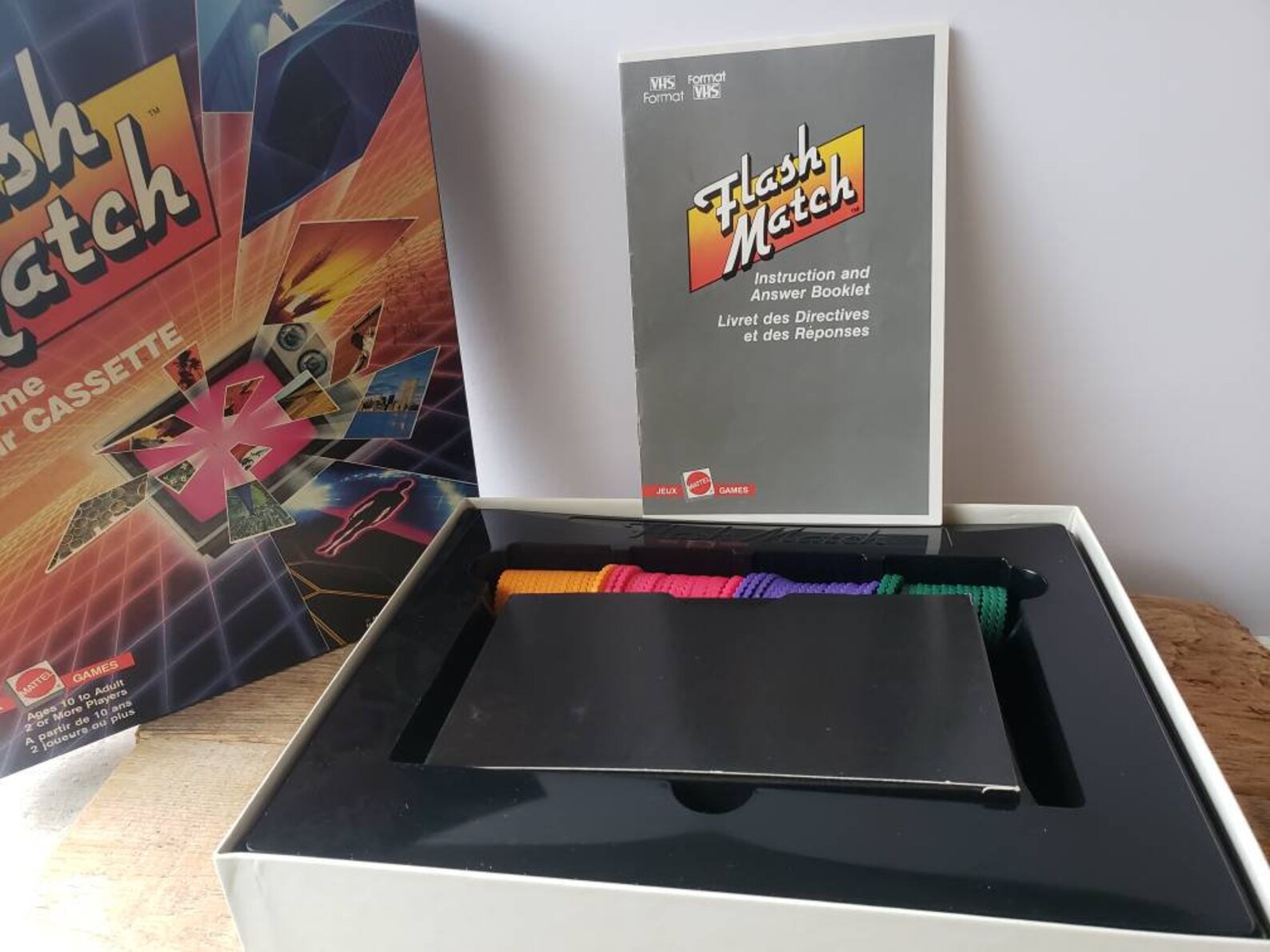 Vintage 80s Flash Match VHS Game Chips Cards VCR TV Game 1986 - Etsy Canada