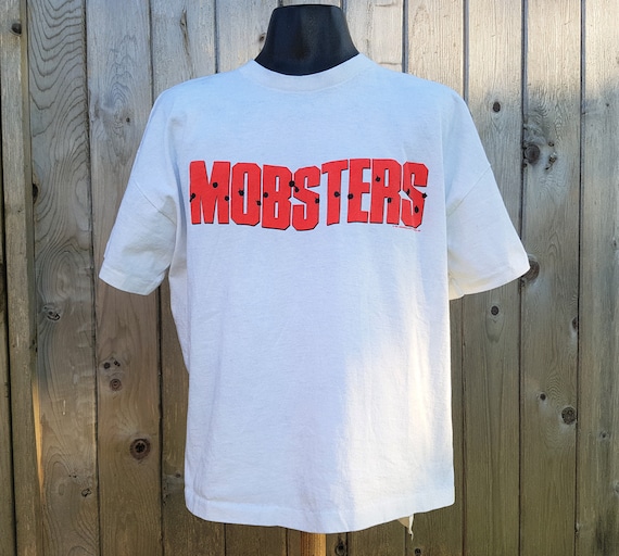 Vintage Rare MOBSTERS Movie Muscle Shirt Original 199… - Gem