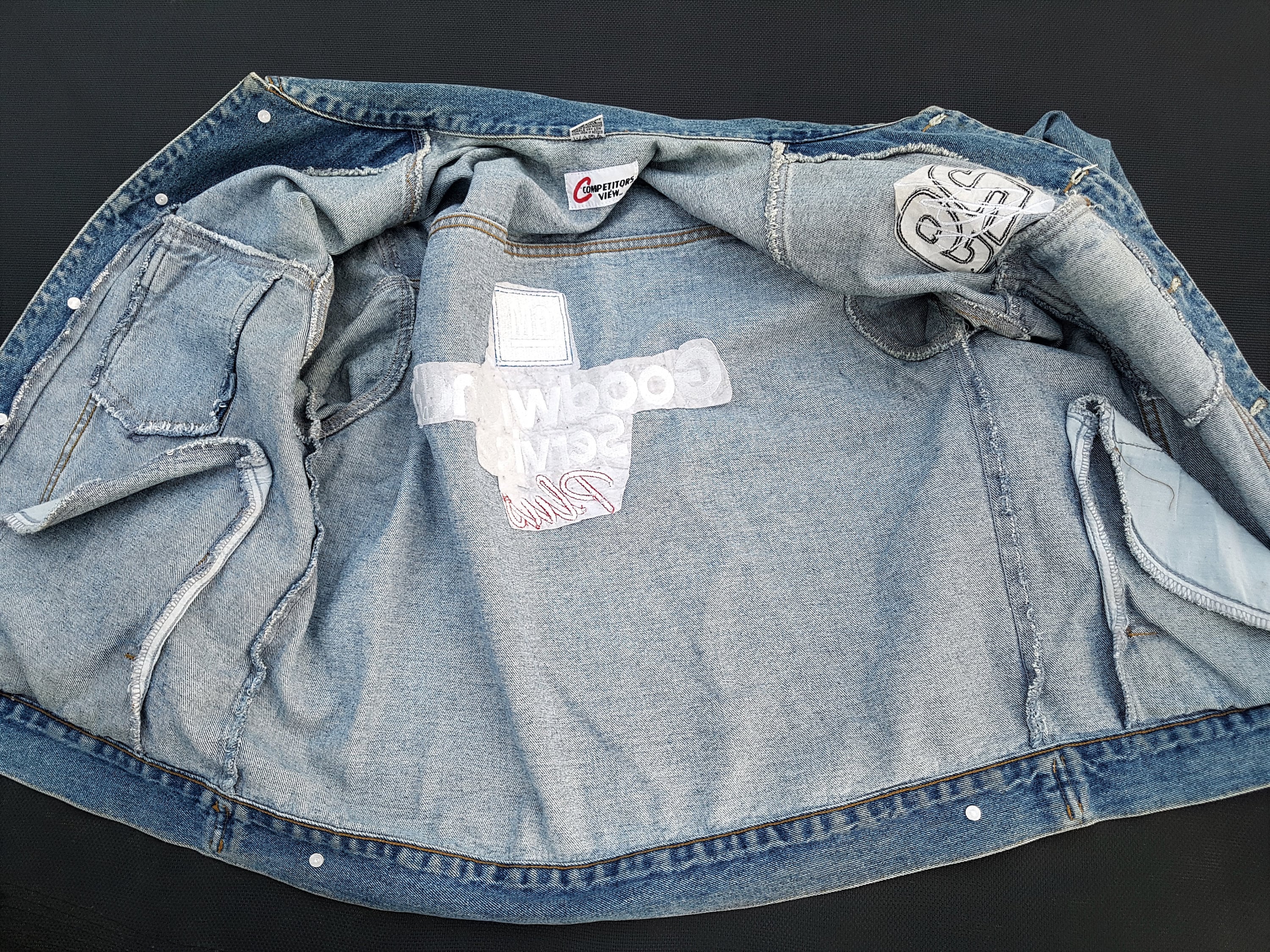 Vintage GM GOODWRENCH Service Plus #29 Kevin Harvick Denim Jean Jacket ...