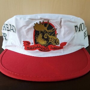MOOSEHEAD BEER Canadian Lager Vintage 80s Original Painter Hat Old ...
