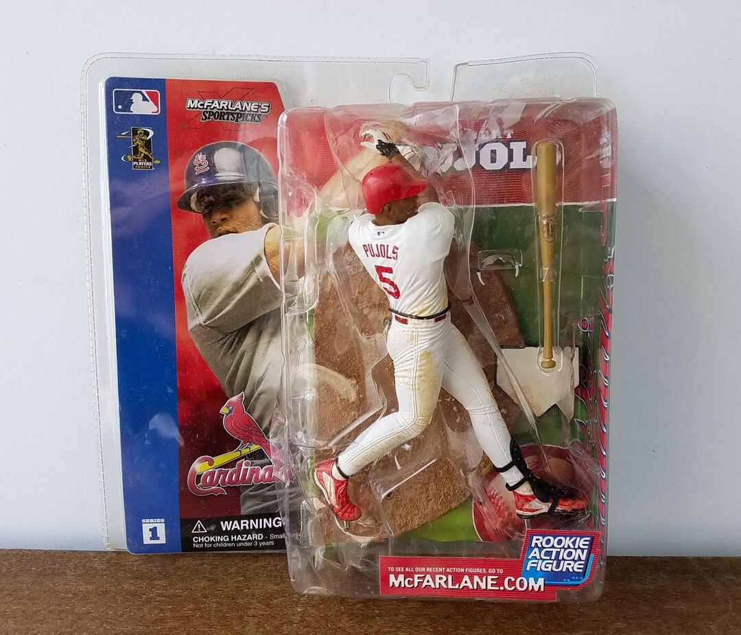ALBERT PUJOLS Mcfarlane Series 1 Edition Sportspicks Action Rookie Figure - Vintage 2002 Rare ...