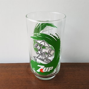 Vintage 90s 7up FIDO DIDO Surfer Character Promo Drinking Glass ...