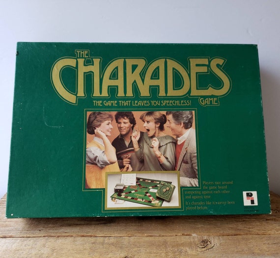 Vintage 80s CHARADES Board Game 1984 the Original Mime Game - Etsy