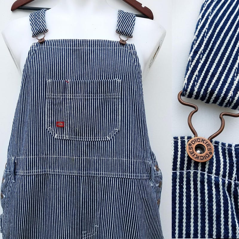 Striped Overalls - Etsy