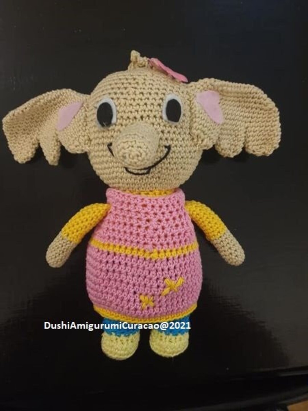 Dutch Crochet Pattern Elephant Sula - Etsy