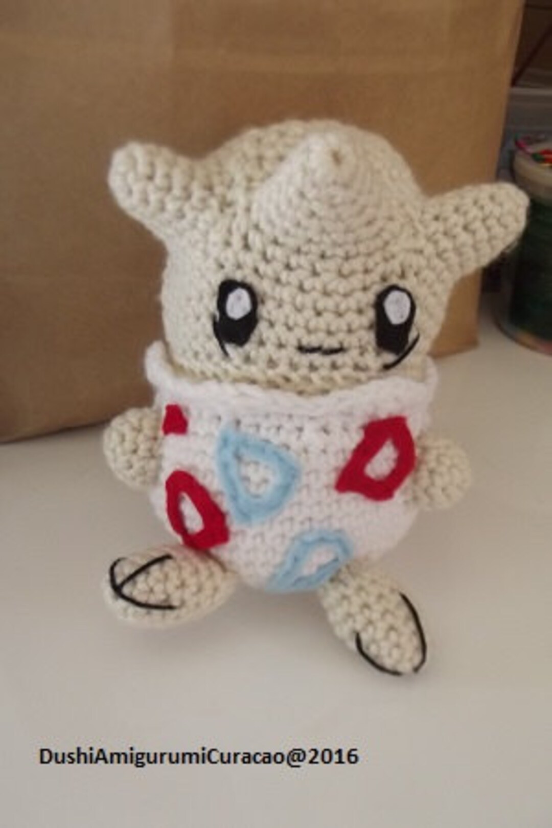 Dutch Crochet Pattern Look a Like Togepi - Etsy