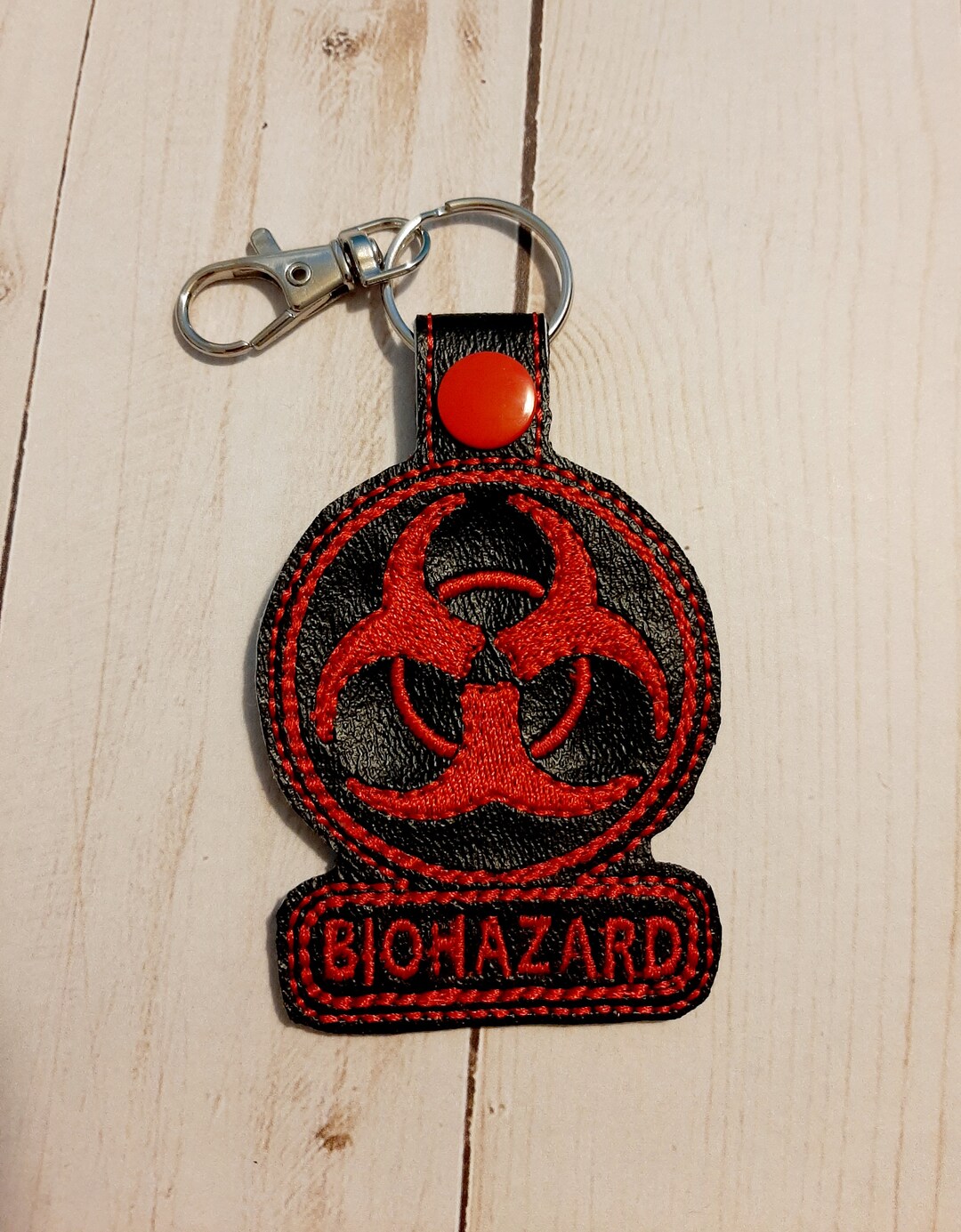 Biohazard Sign Keyfob - Etsy