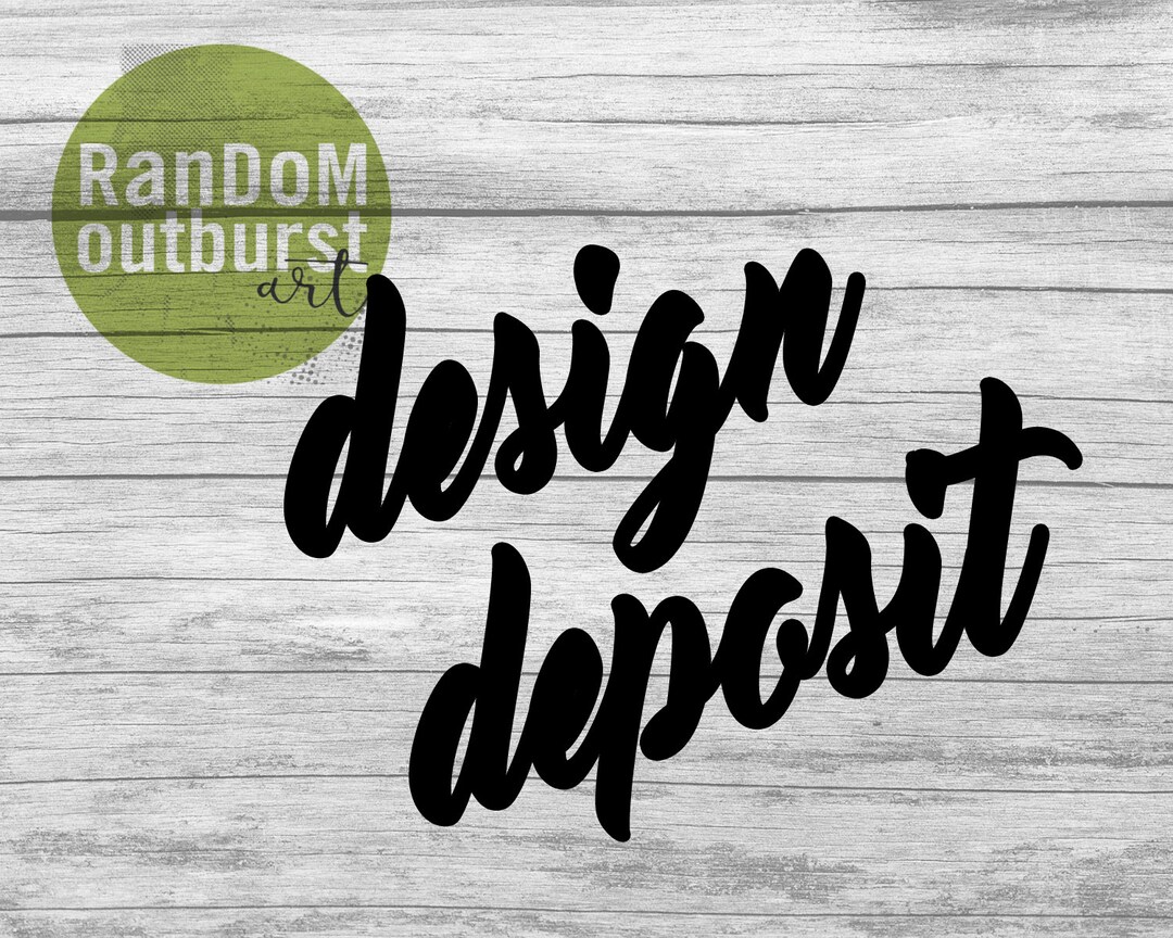 Design Deposit - Etsy