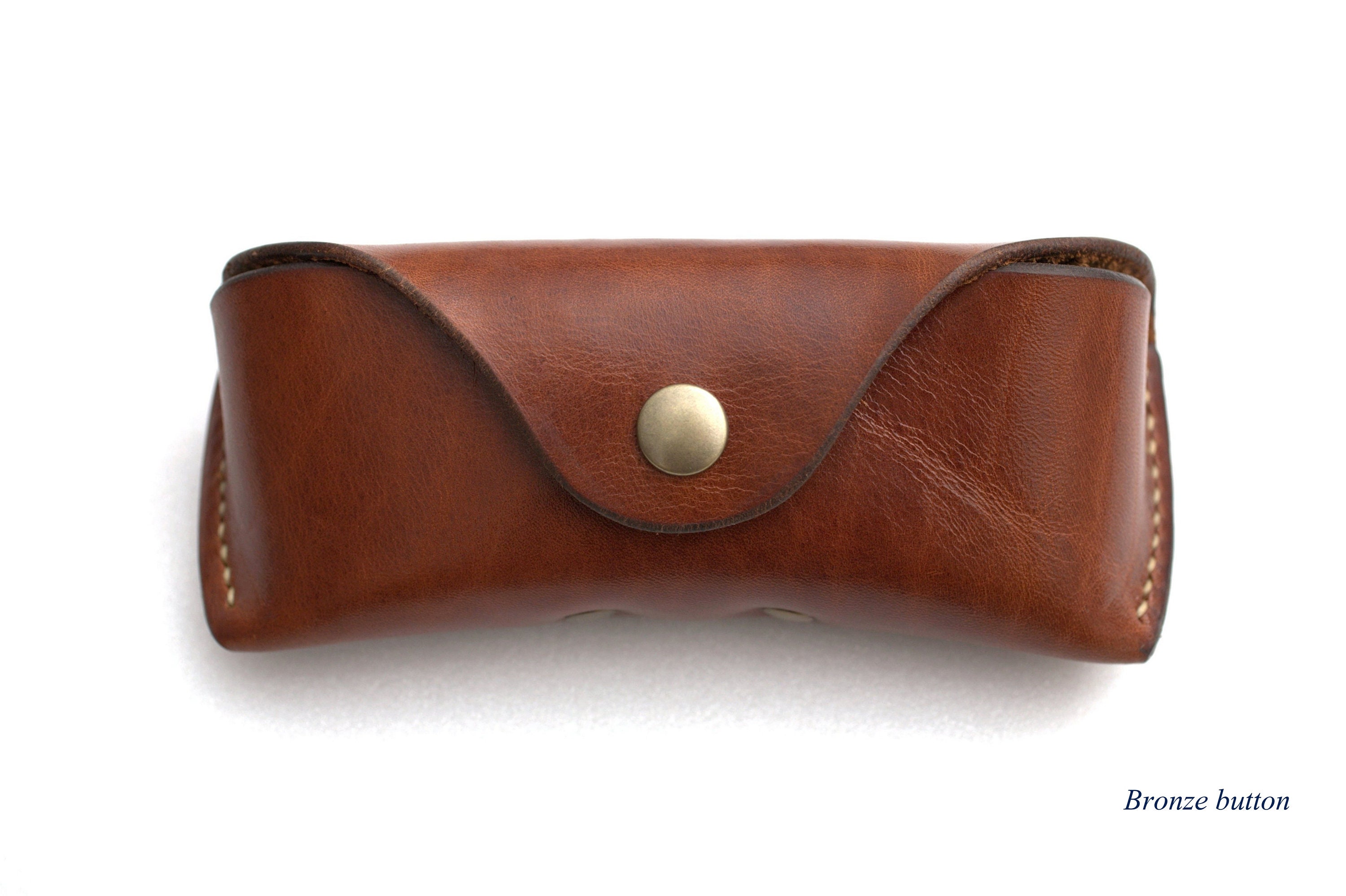 Leather Glasses case vegetable tanned leather
