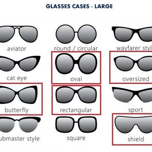 Leather Glasses Case Soft With AirTag Holder, Personalized Eyeglass ...