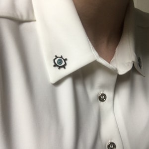 Blue Eyes Enamel Pin Set - Etsy