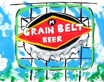 Grain Belt Beer - Etsy