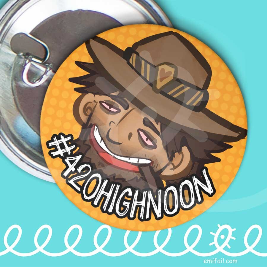 Overwatch: character buttons | Etsy