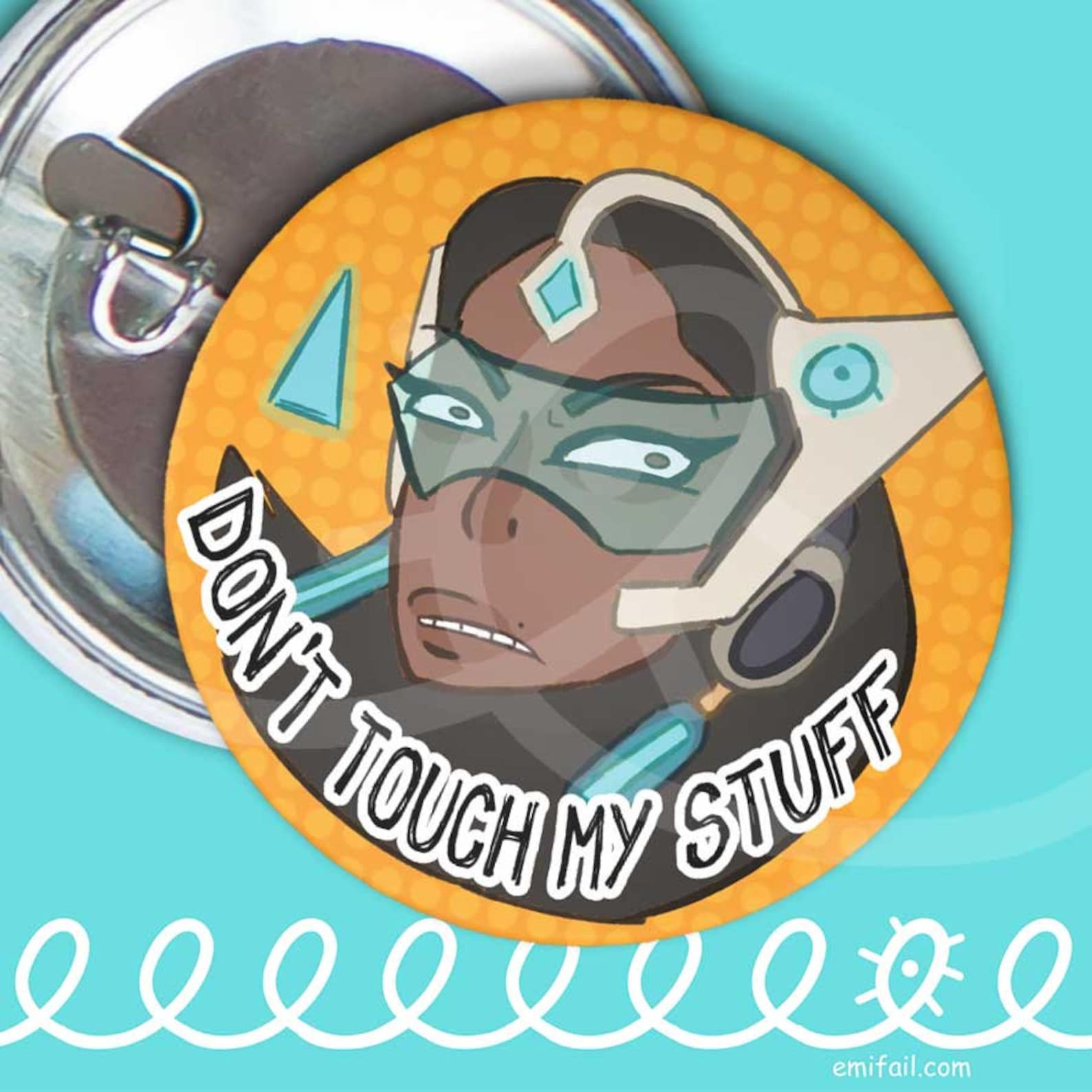 Overwatch: character buttons | Etsy