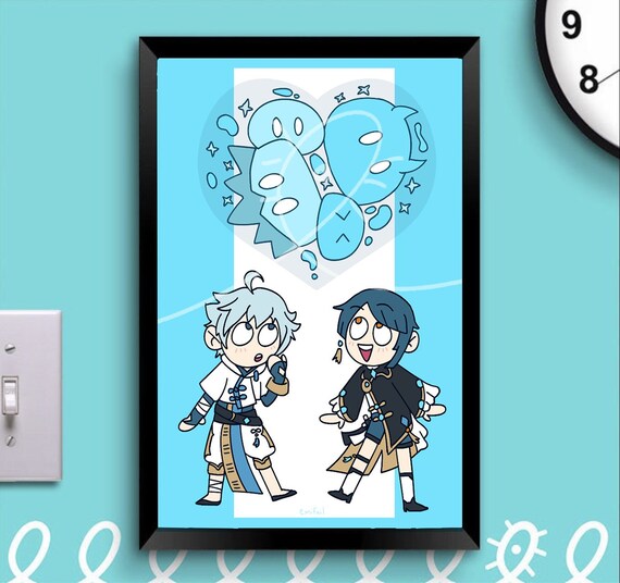 Genshin Impact: Blue Boys - Etsy