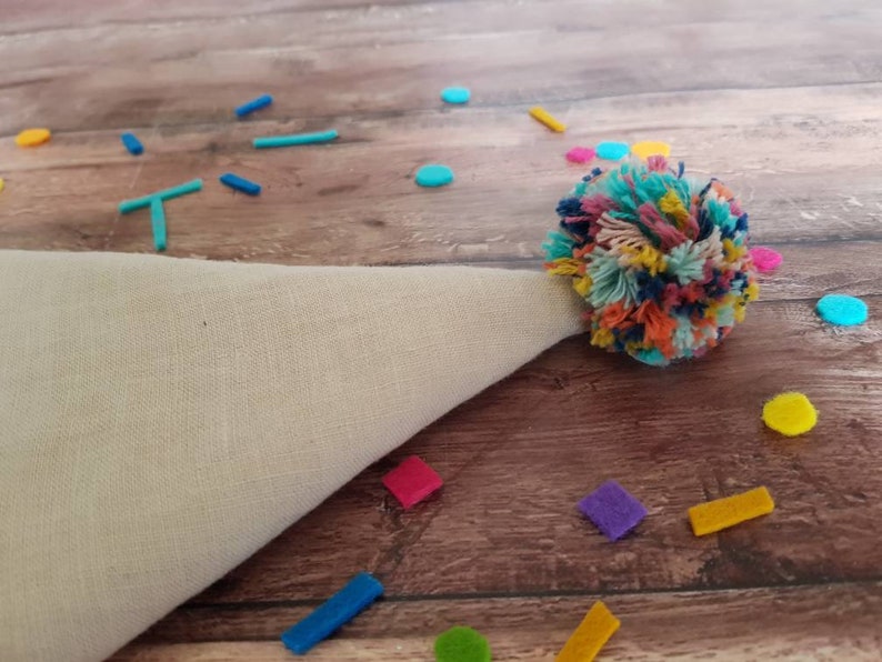 Birthday party hat Fabric party hat First Birthday Hat | Etsy