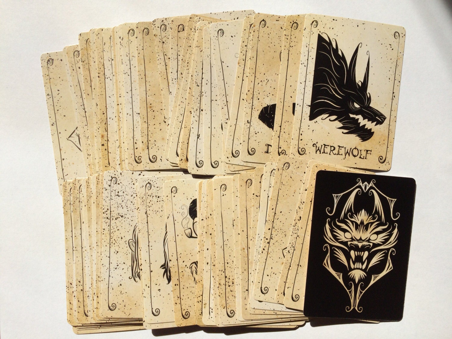 Werewolf Cards 2nd Edition | Etsy