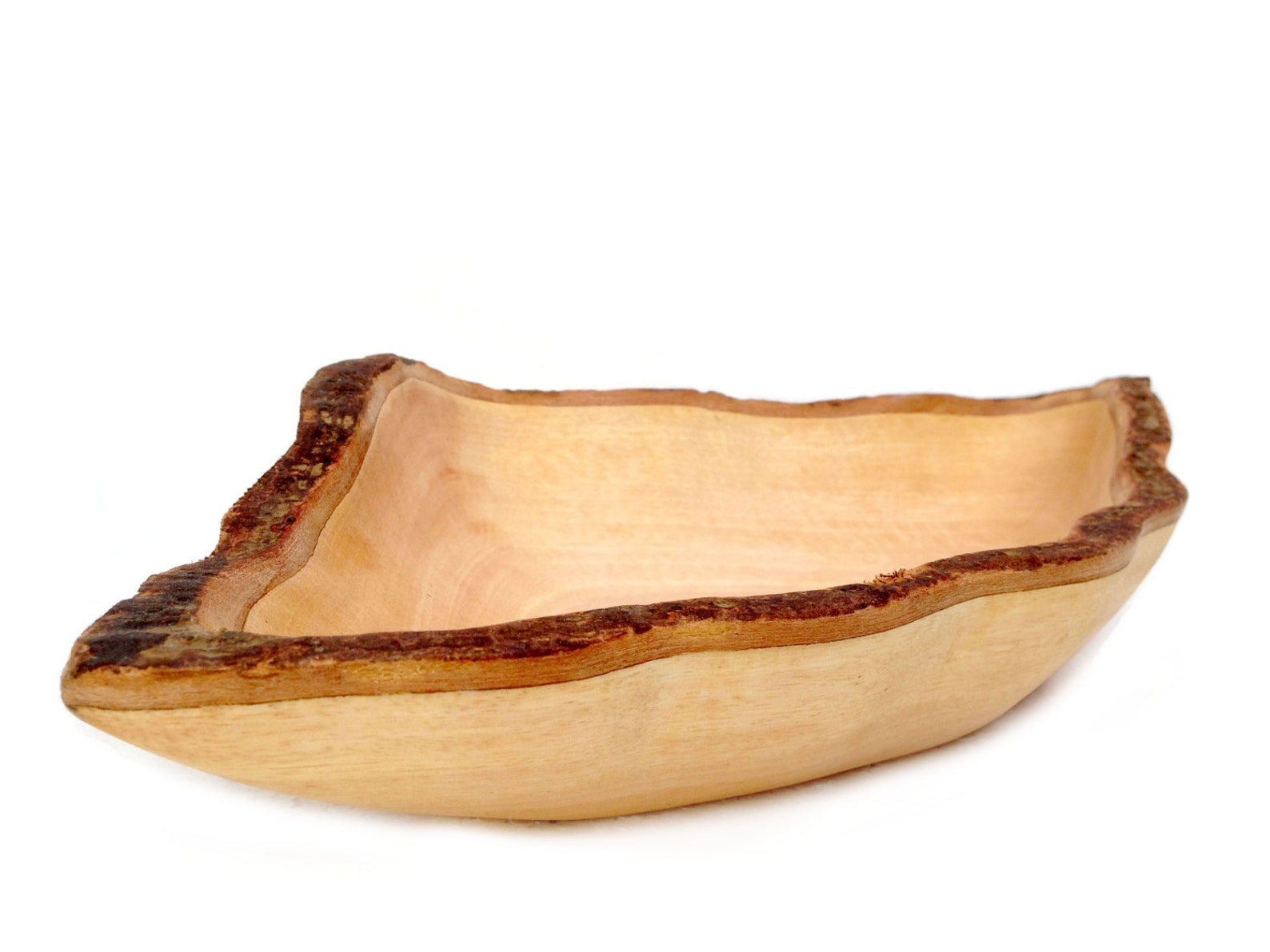 Rustic Bowl Unique Wood Bowl Serving Bowl Fruit Bowl Handmade Rustic ...