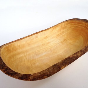 Rustic Bowl Serving Bowl Fruit Bowl Handmade Rustic Bowl Large Wooden ...