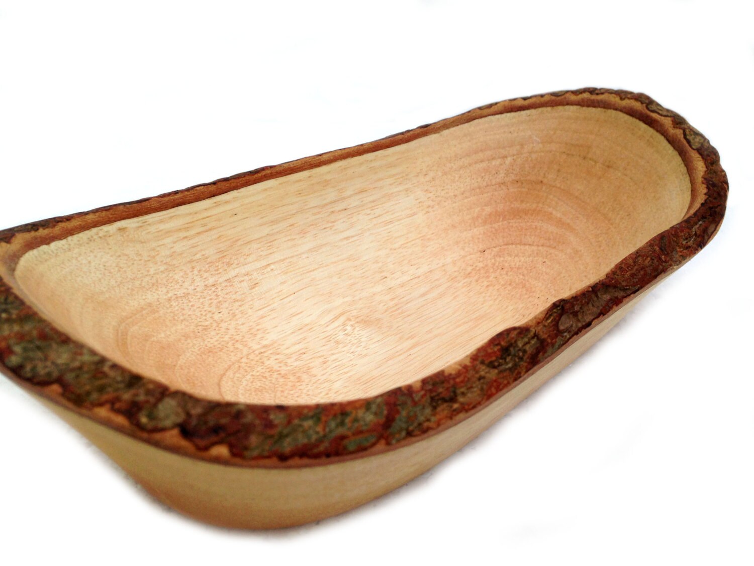 Rustic Wood Bowl Turned Wood Bowl Handmade Rustic Bowl Wooden Bowl Wood ...