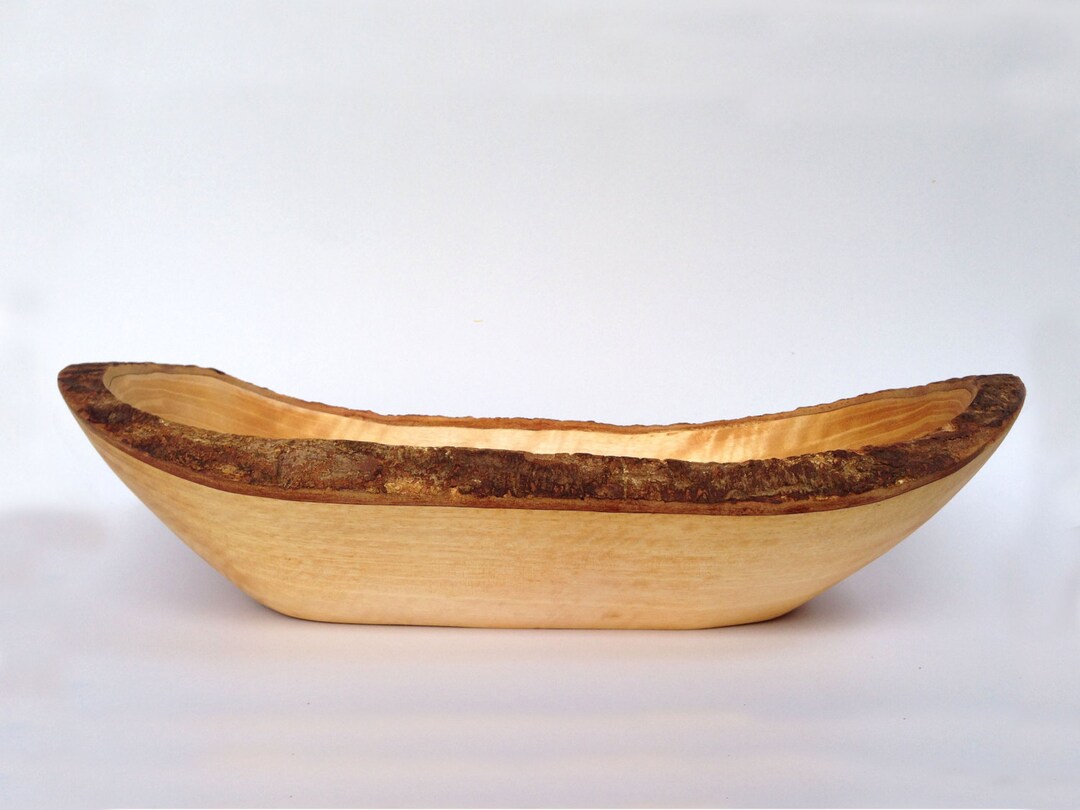 Rustic Bowl Serving Bowl Fruit Bowl Handmade Rustic Bowl Large Wooden ...